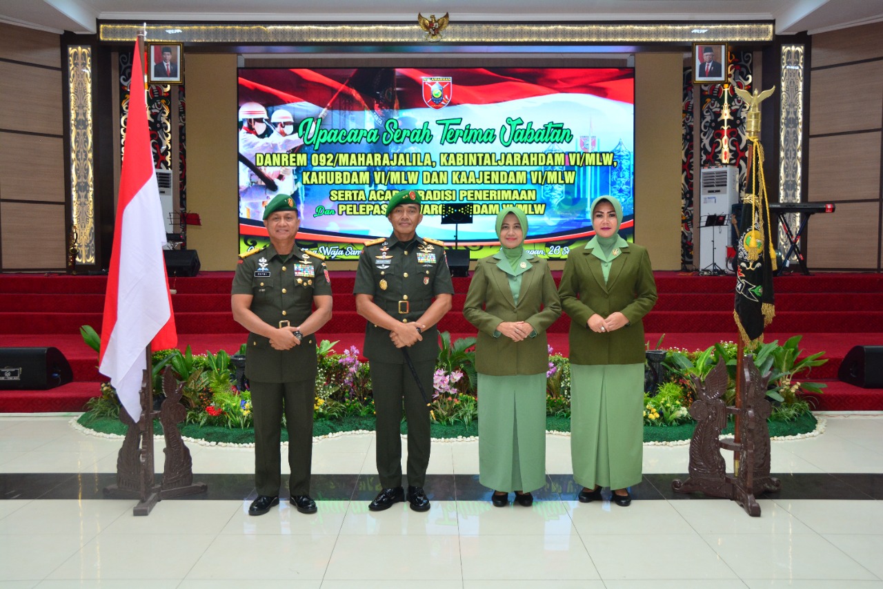 Pimpin Sertijab Pejabat Kodam, Pangdam VI/Mlw : Sertijab Bagian Dari ...